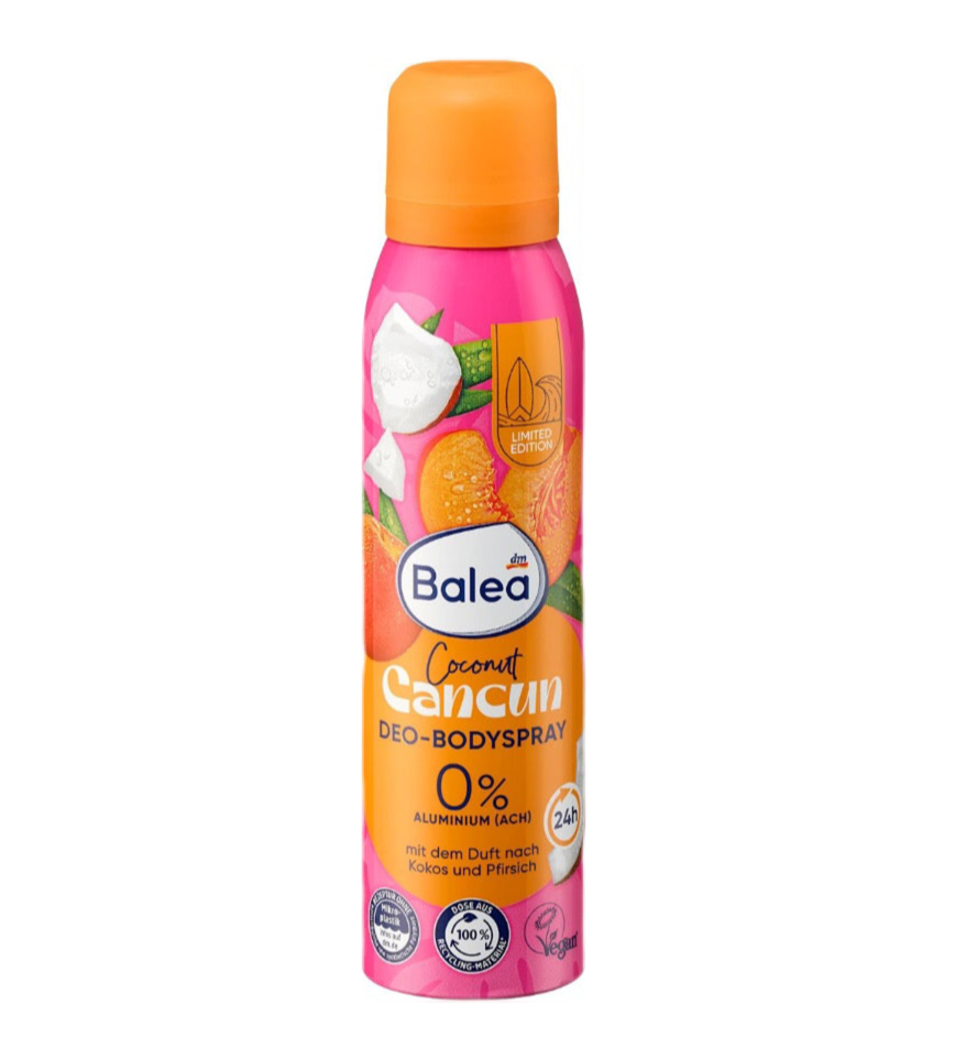 Balea Déodorant Spray Coconut Cancun, 150 ml – moons